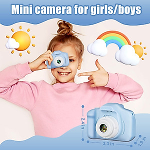 Vasttron Kids Selfie Camera,Kids Camera for Age 3-12 Toddler HD Digital Video Cameras Portable Children Selfie Camera with 32GB SD Card