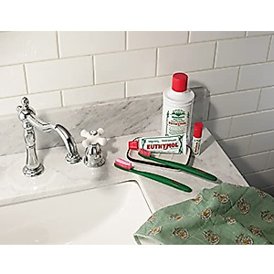 [Euthymol] Natural Flouride-Free Formula/Strong Mint Flavor for Fresh Breath, 3.7 oz | Classic Pink Toothpaste for Fresh Breath, Plaque & Tartar Remover | Travel Size Aluminum Recyclable Tube