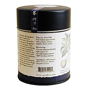 The Tao of Tea, Earl Grey Black Tea, Loose Leaf, 3.5 Ounce Tin