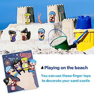 Pirate Finger Puppets for Kids,Finger Puppets for 1 2 3 Year Old Girls Boys Toddlers,Baby Party Favors for Kids Party Favors Stocking Stuffers Goodie Bag Fillers School Class Prizes