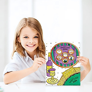 Rite Lite Passover Canvas Art Kit For Pesach/ Pesach Seder (Includes Canvas, Paint, and Glitter)