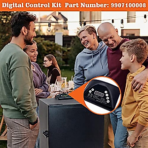 Digital Control Panel Kit, Top Controller Replacement Part 9907100008 for Masterbuilt 20071914/20071814/20070511 Electric Smoker