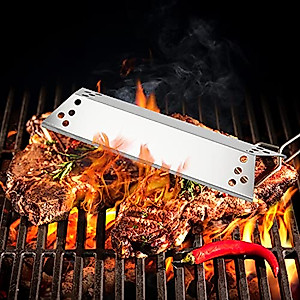 Gas Grill Repair Parts for Charbroil 463411512 463411712 463411911 Kenmore 122.16134 122.16134110 Nexgrill 720-0719BL 720-0773 720-0783 Tera Gear 1010007A, Grill Burners and Heat Plates Replacement