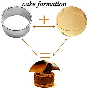 11 Pieces Metal Cookie Cutter Set, Round Cookie Cutters, Stainless Steel Circle Biscuit Pastry Cutters, Assorted Sizes
