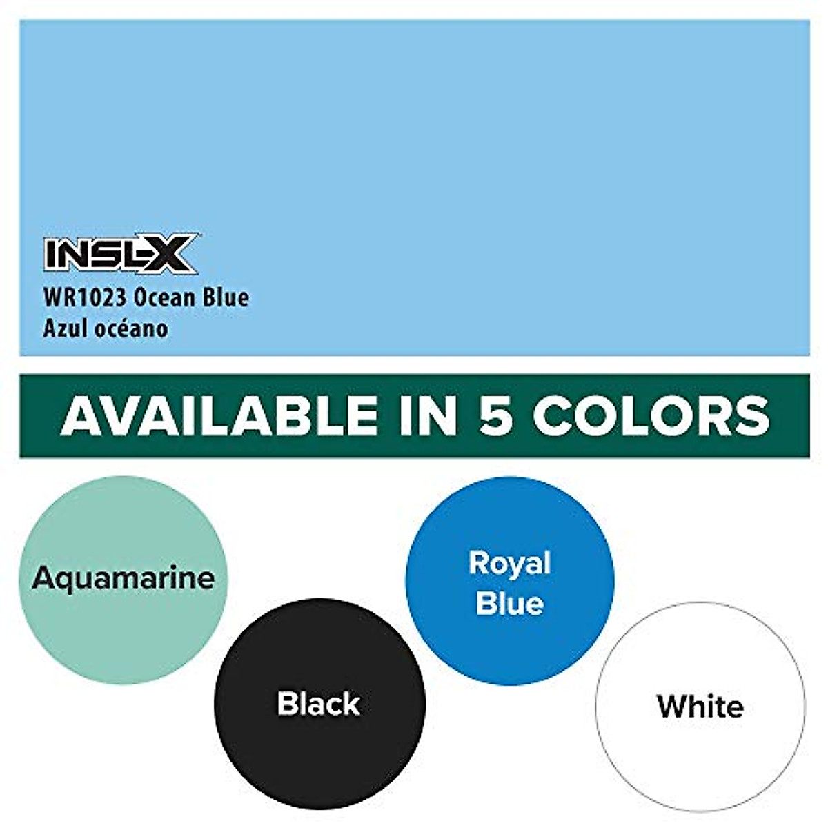 INSL-X Waterborne, Semi-Gloss Acrylic Pool Paint, Ocean Blue, 1 Gallon