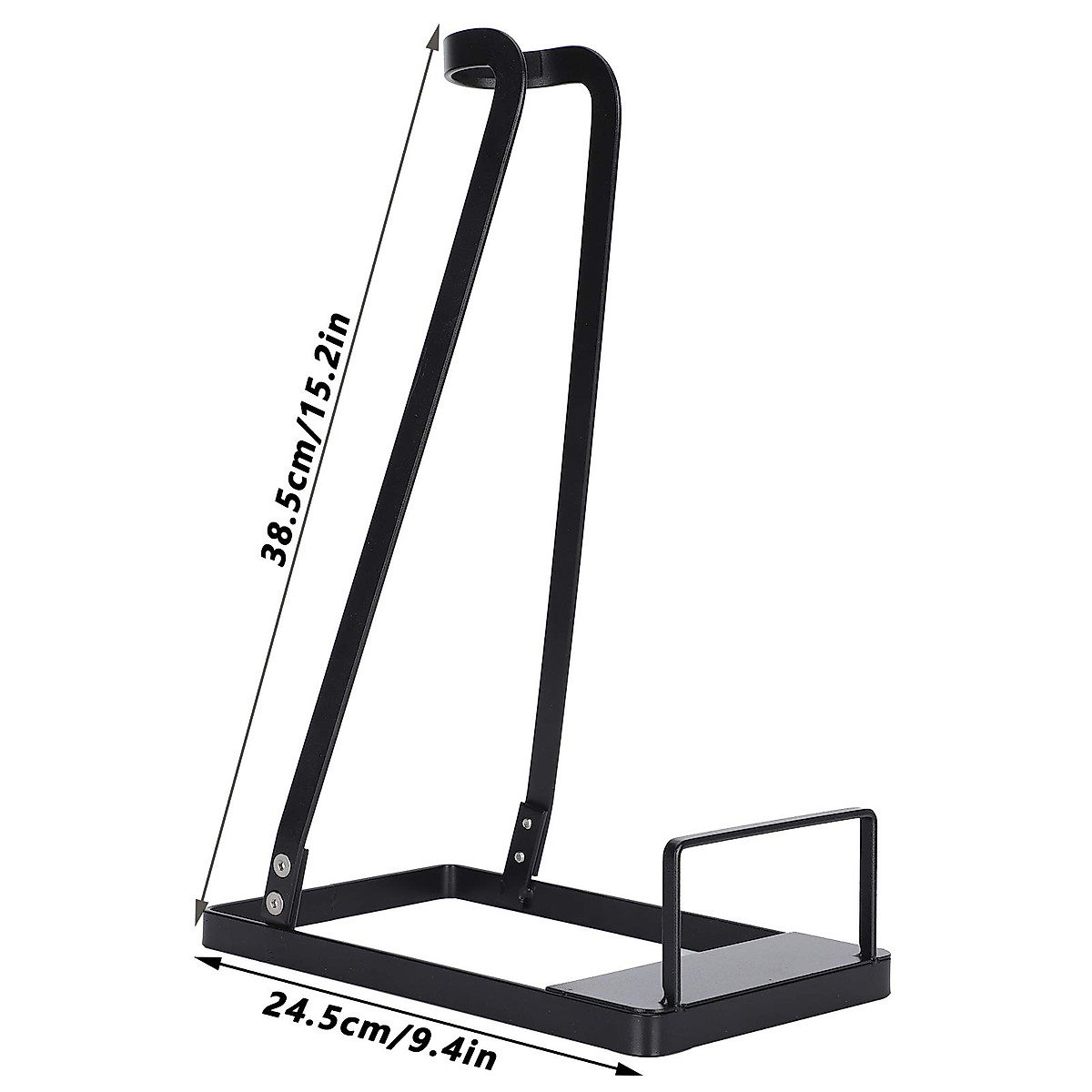 Fdit Vacuum Cleaner Stand V6 Rack V7 Organizer V10 Holder Bracket Storage Shelf Poster Stand Vacuum Sweeper Holder (Black)