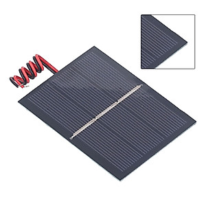 Mini Solar Panel 0.65W 1.5V DIY Plate Solar Panel Charger Kit with Wire for Portable Power Supply