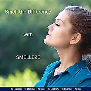 SMELLEZE Reusable Printing Smell Removal Deodorizer Pouch: Rids Odor Without Chemicals in 300 Sq. Ft.