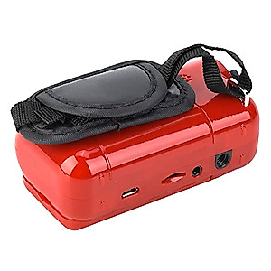 Portable Child DV Camera, 16X Digital Zoom, HD Camera, Support Memory Card, Children's Toys with TFT LCD Sceen (Red)