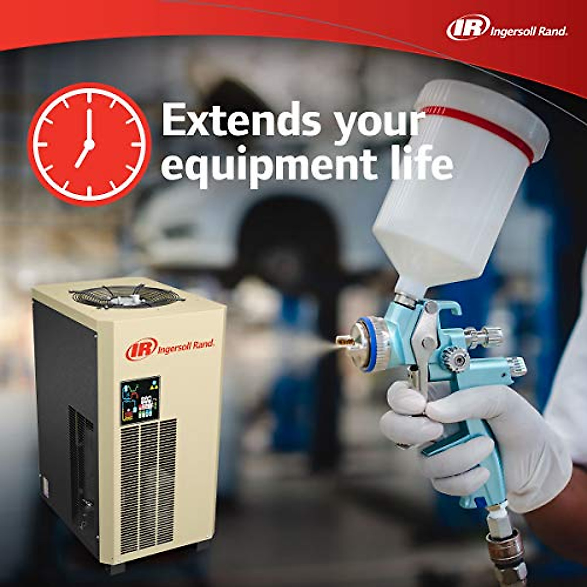Ingersoll-Rand Compressed Air Dryer Refrigerated Type D108IN 64 SCFM 23231855