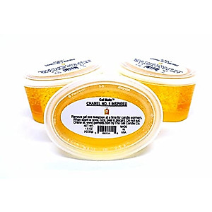 3 Pack CHANEL NO. 5 INSPIRED Aroma Gel Melts For Warmers And Burners By The Gel Candle Company PEEL, MELT AND ENJOY