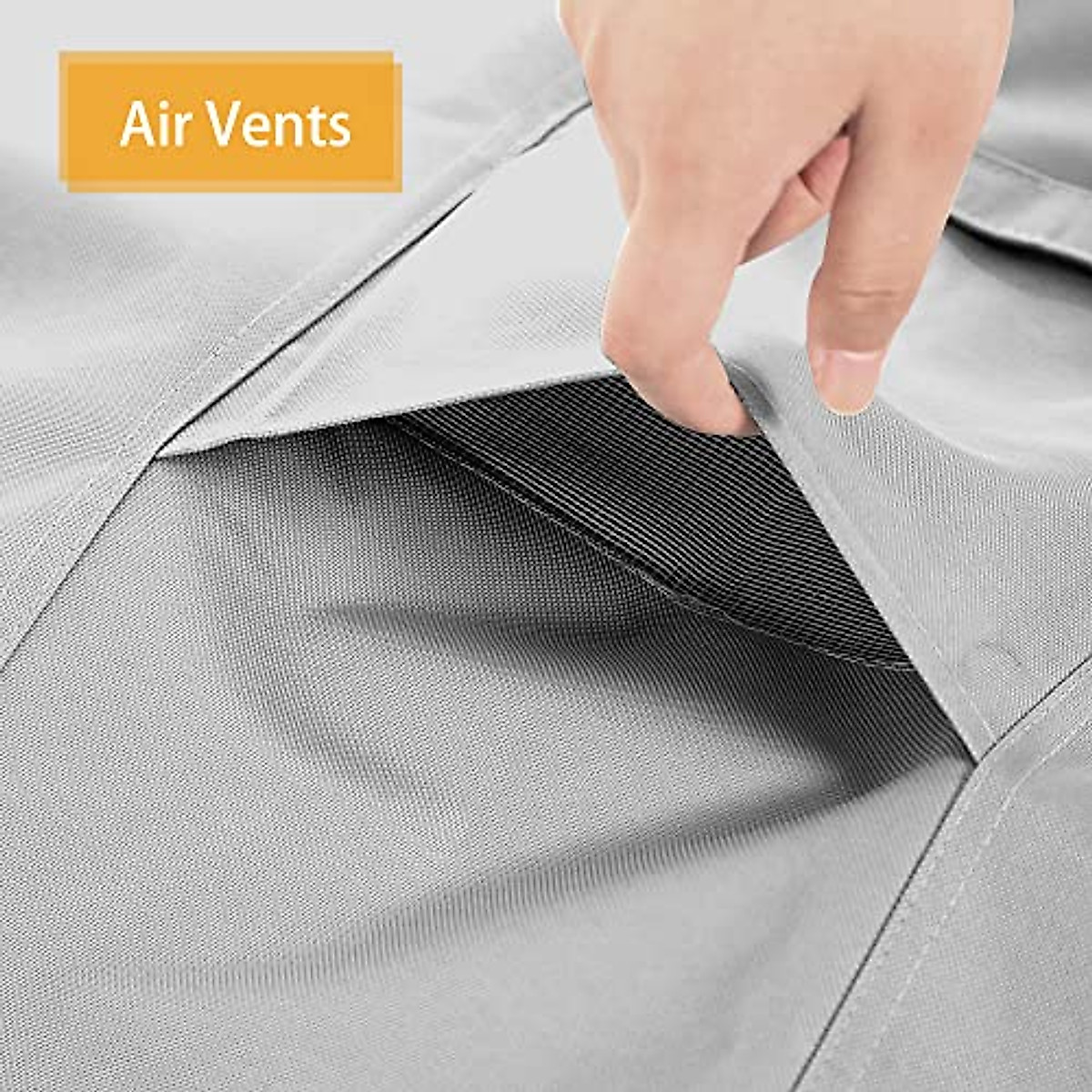 Solaste Patio Furniture Metal Couch Cover, 3-Seat All-Weather Aluminum Outdoor Sofa Cover, 600D Heavy Duty Waterproof Patio Sofa Cover 75" W x 28" D x 31" H