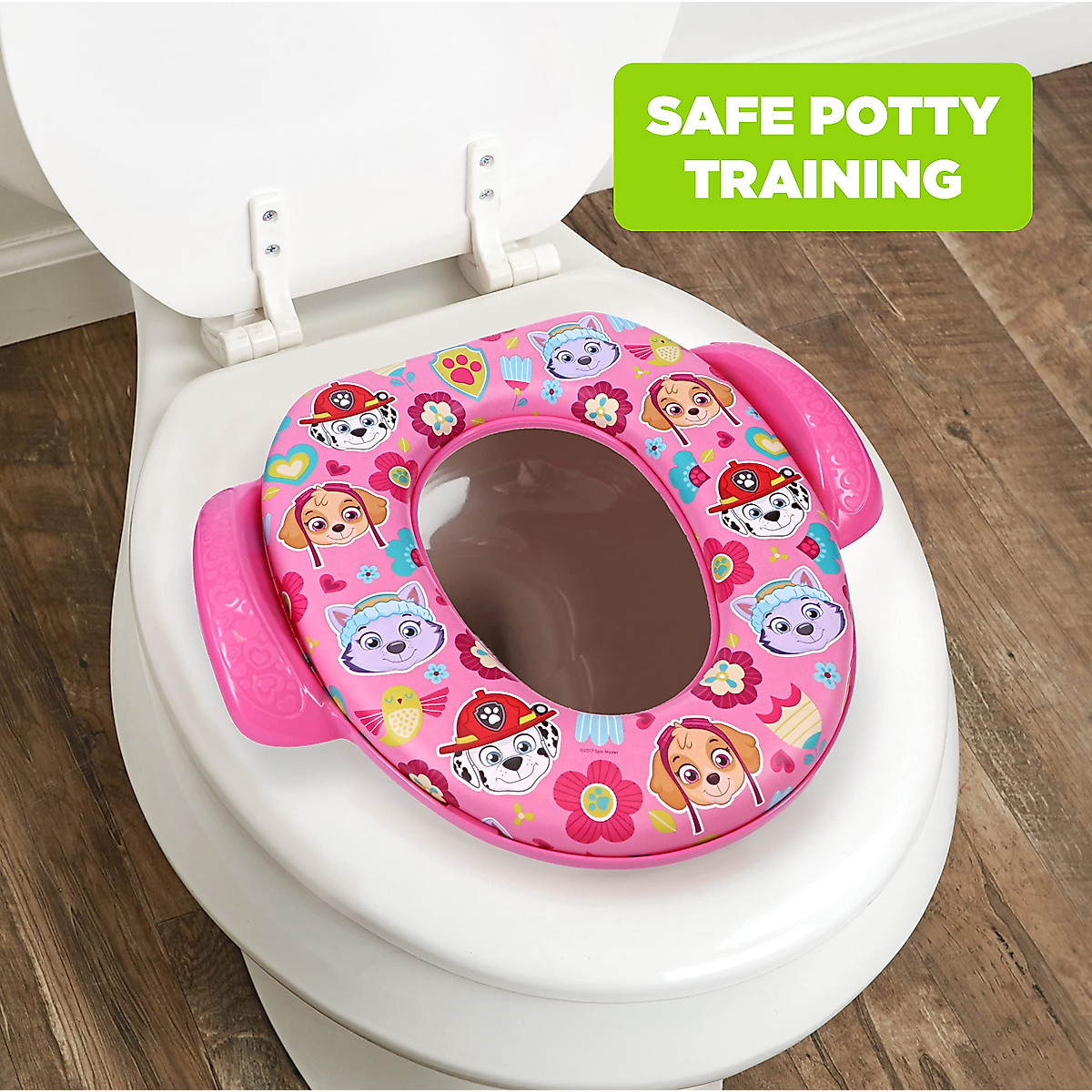 Nickelodeon PAW Patrol "Cool Pups" Soft Potty Seat and Potty Training Seat - Soft Cushion, Baby Potty Training, Safe, Easy to Clean