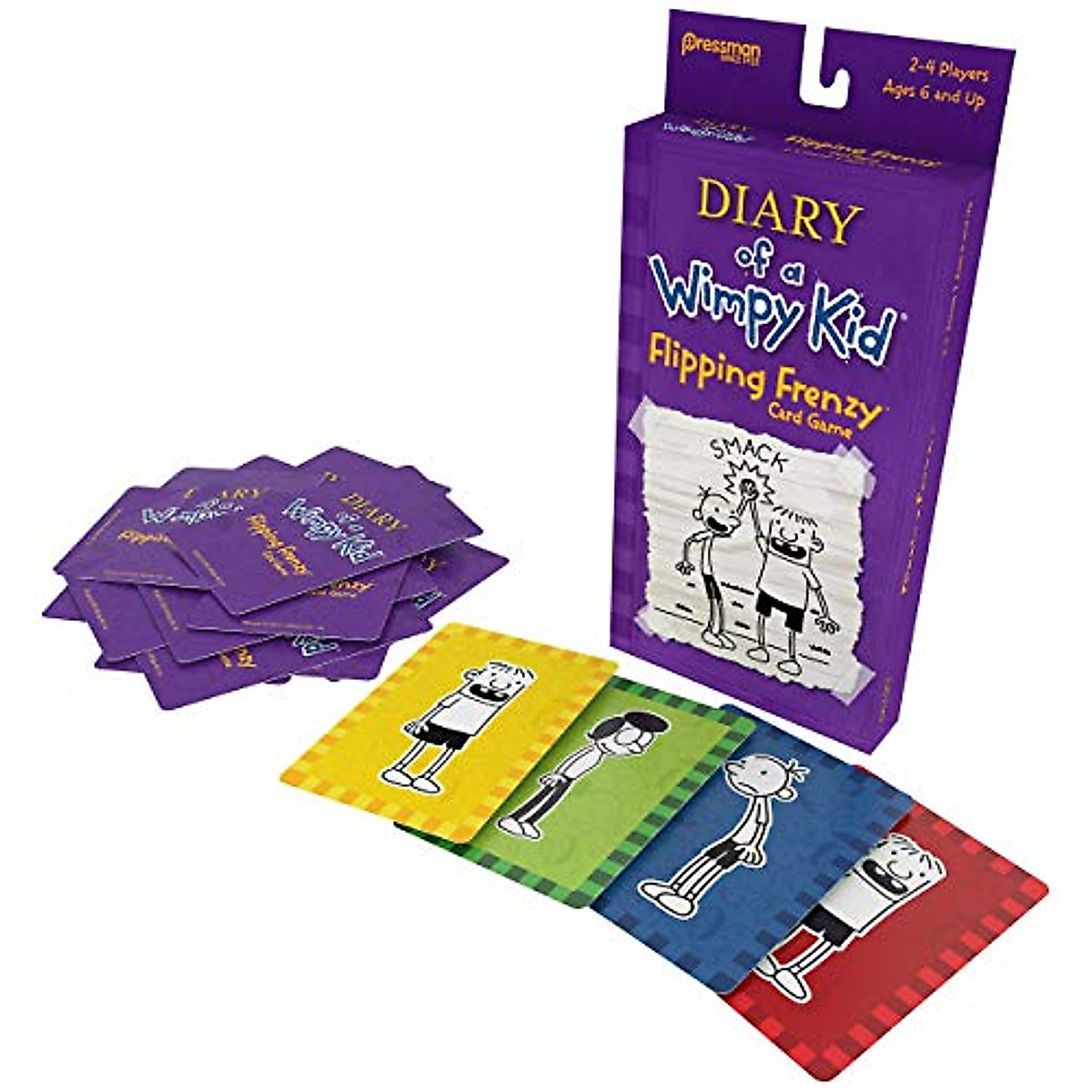 Pressman Diary of a Wimpy Kid Card Game - Flipping Frenzy, Multi Color