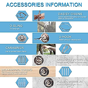 Therapy Sensory Swing for Kids, Indoor Outdoor Special Needs Cuddle Snuggle Swings, Room Ceiling Fabric Blue Dinosaur Hammock for Children Child Boys ADHD, Autism, Aspergers, Sensory Integration