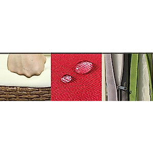 Konsilsa Thick Bench Cushion, Outdoor/Indoor Settee Cushion Swing Cushion Patio Cushion Patio Seating Cushion Bench Pads(150x40x5cm(59x16x2inch))