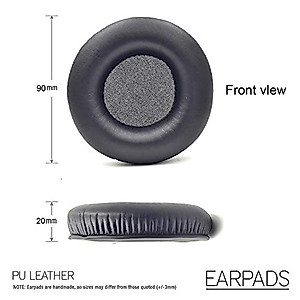 E50BT S500 Earpads - defean Replacement Ear Cushion Ear Pads Compatible with JBL SYNCHROS E50BT E50 S500 S700 Wireless Headphones (Black)