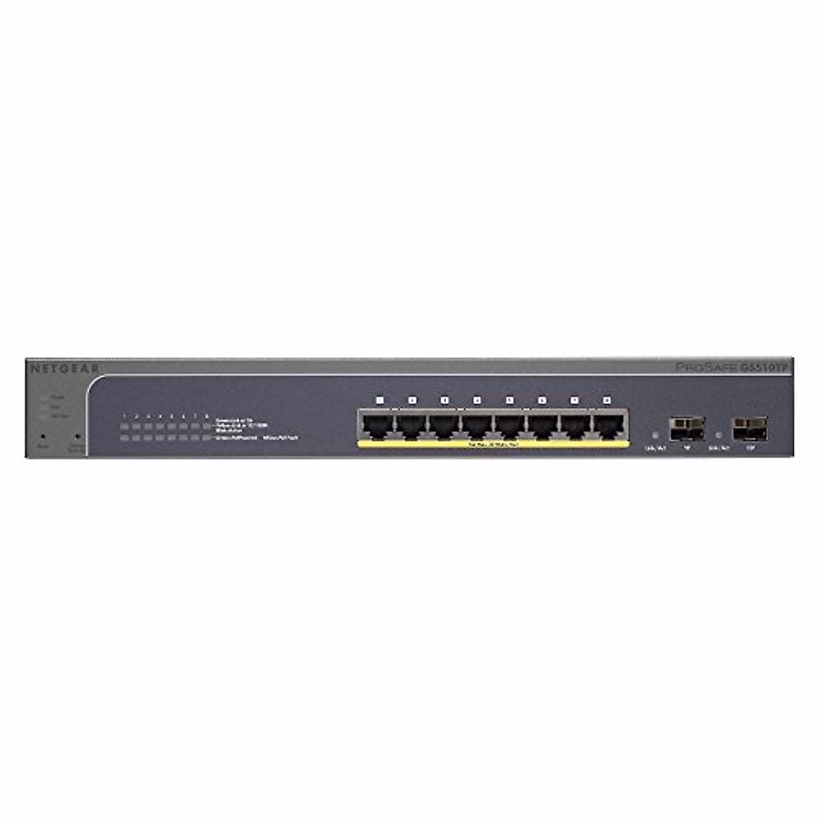 NETGEAR 8-Port Gigabit Smart Managed Pro Switch, PoE+, 130w, ProSAFE Lifetime Protection (GS510TP) (GS510TP-100NAS)