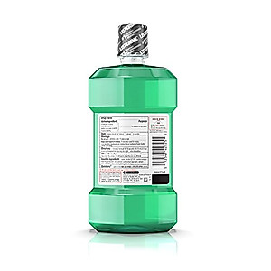 Listerine Freshburst Antiseptic Mouthwash with Germ-Killing Oral Care Formula to Fight Bad Breath, Plaque and Gingivitis, 500 mL