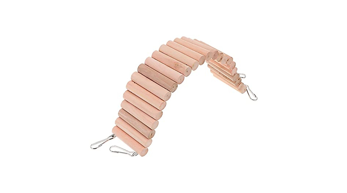 YARNOW Rabbit and Parrot Toys - Wooden Ladder & Bridge