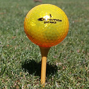 Chromax High Visibility Distance Golf Balls 6-Pack - Gold