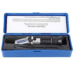 Vomeko,4 in 1 Antifreeze Refractometer, Car Fluids RefractometerDevice,Aluminium Alloy Freezing Point Temperature Tester Device