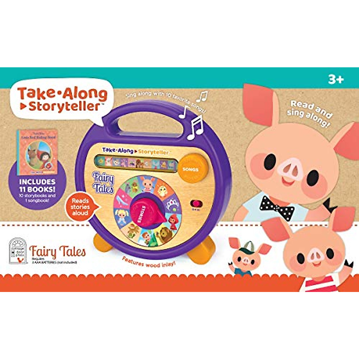 Fairy Tales Take Along Storyteller: Interactive Electronic Music Player/Reader with 11 follow-along books (Children's Interactive Story and Song Carry Along Player With Books)