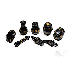 PolyHero Rogue 8 Dice Set (Nightshade)