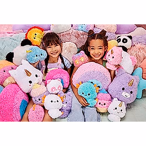 Fluffie Stuffiez Ice Cream Small Collectible Feature Plush - Surprise Reveal Unboxing with Huggable ASMR Fidget DIY Fur Pulling, Ultra Soft Fluff