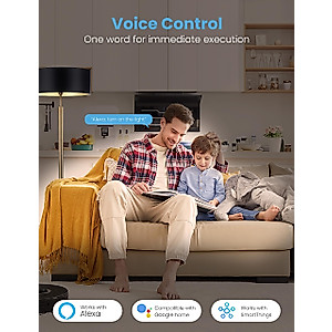 Smart Plug 5GHz, EIGHTREE Smart Plug Compatible with Alexa & Google Home, 5GHz & 2.4GHz WiFi, Smart Socket with Remote Control & Timer Function, No Hub Required