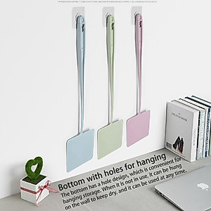 BAMFY 5 Pcs Fly Swatter Manual for Indoor, Outdoor Long Handle Fly Swatters with Tweezers for Flies, Bees, Mosquitoes, Wasps, Insects, Garden Supplies