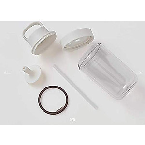 Kinto 20071 To-Go Bottle, White, 16.2 fl oz (480 ml)