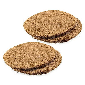 DGHAOP 4pcs Breathable Dry Grass Mattress 215x10mm Bird Nesting Pads Natural Fiber Parrots Breeding Nests Bird Eggs Mat for Birds