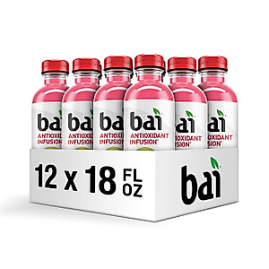 Bai Kupang Strawberry Kiwi, Antioxidant Infused Beverage, 18 fl oz bottle (Pack of 12)