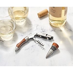 Le Creuset Wooden Waiter's Friend & Stopper Set