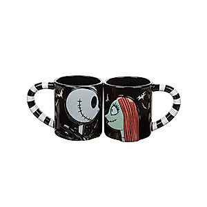 Jack Skellington & Sally Disney 2-Piece Ceramic Mug Set