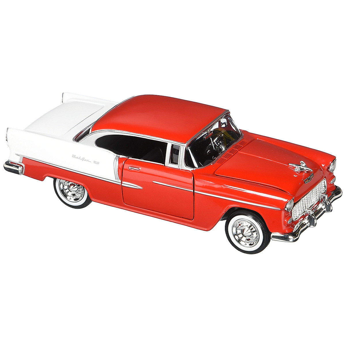 1955 Chevy Bel Air, Red - Showcasts 73229-1/24 Scale Diecast Model Toy Car, but NO Box