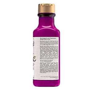 Maui Moisture Heal & Hydrate + Shea Butter Shampoo to Repair & Deeply Moisturize Tight Curly Hair with Coconut & Macademia Oils, Vegan, Silicone, Paraben & Sulfate-Free, 13 fl oz