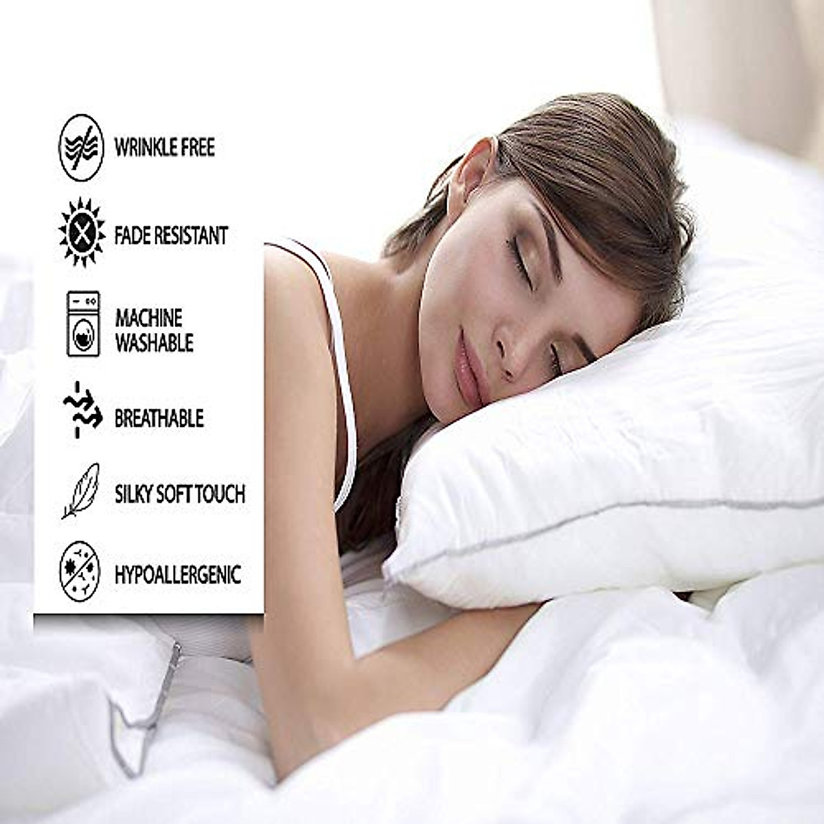 Paisley Quilt Set, Paisley Style Textures, 3 Pieces Wrinkle, Stain Resistant Comforters Set, (California King, 96x104 inches, 3 Pieces)