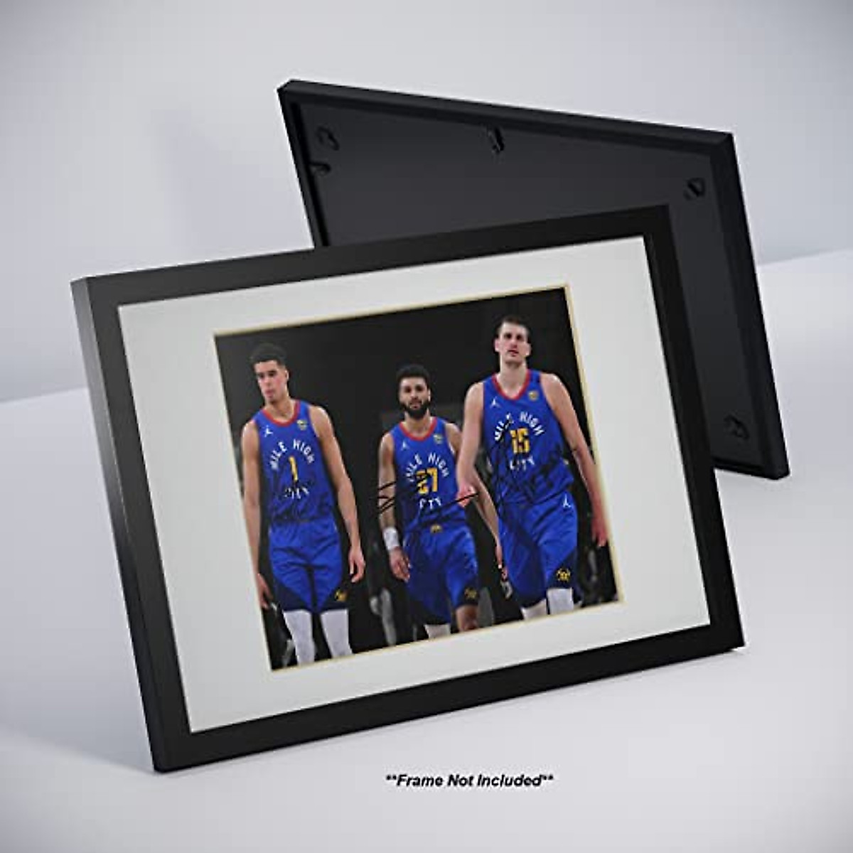Ikonic Fotohaus Jamal Murray Nikola Jokic Michael Porter Jr Signed Photo Autograph Print Wall Art Home Decor