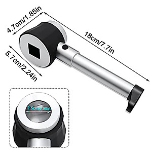 Mexi Handheld 10X Magnifier Loupe Optical Glass Magnifying Glass with Light Scale Magnifying Jewelry Loupe with Measure Scale