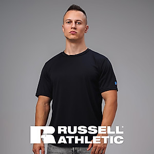 Russell Athletic Men's Short Sleeve Performance T-Shirt, Stealth, X-Large