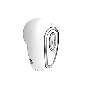 True Wireless Earbuds Bluetooth 4.1Headphones,Single Sport Earphone in Ear Mini with Mic Noise Cancelling Premium Sound with Deep Bass Headset for Sport White One Size