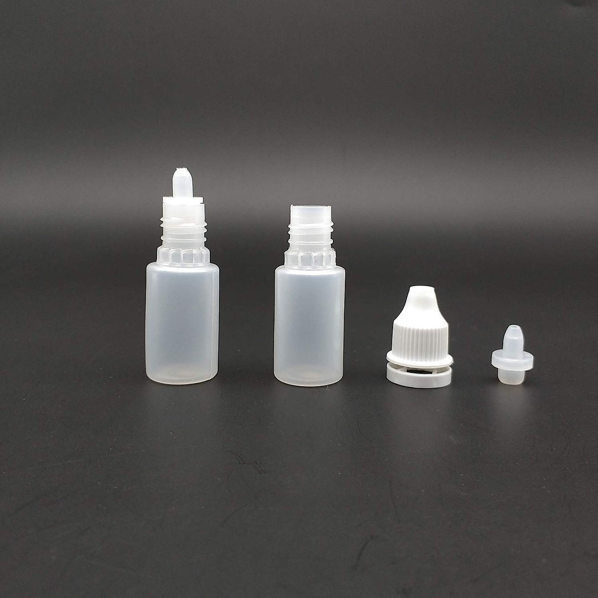 TRENDBOX 10 Pack 10ml Plastic Empty Eye Liquid Dropper Bottles