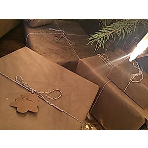 328 Feet Cotton Bakers Twine String,Gold Twine String,Gift Wrapping Holiday Twine Wedding Twine Cotton Cord Rope Gold Metallic