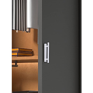 kwa heri 8 Pack Self-Stick Push Pull Helper White Hidden Cabinet Handle ABS Plastic Door Window Wardrobe Handle Instant Cabinet Drawer Furniture Handles (8, White)