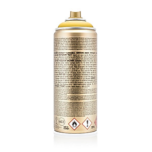 Montana Cans GOLD Spray Paint, 400ml, Yellow Submarine,MXG-G1210