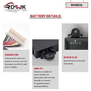 BN06XL HSTNN-IB9A Laptop Battery for HP Spectre X360 15 15-EB 15-EB0005UR 15-EB0000NS 15-EB0010NG X360 Convertible 15-EB0005NI 15-EB0008UR 15-EB0037NA L68299-005 L68235-1C1 BN06072XL 11.55V 72.9Wh