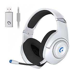 KAPEYDESI Wireless Gaming Headphones - Bluetooth 5.2, Noise Canceling Mic, 40H Battery - For PS5, PS4, Switch, PC, Xbox