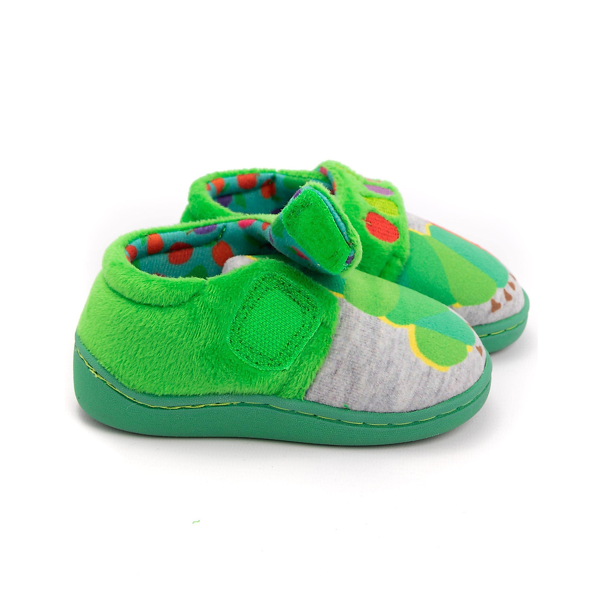 Eric Carle The Very Hungry Caterpillar Slippers Kids Toddlers Girls Book Shoes 7.5 US Toddler